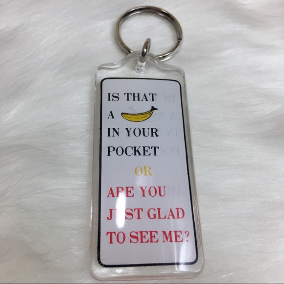 Vintage | Accessories | Vintage 8s Funny Banana Humor Keychain | Poshmark